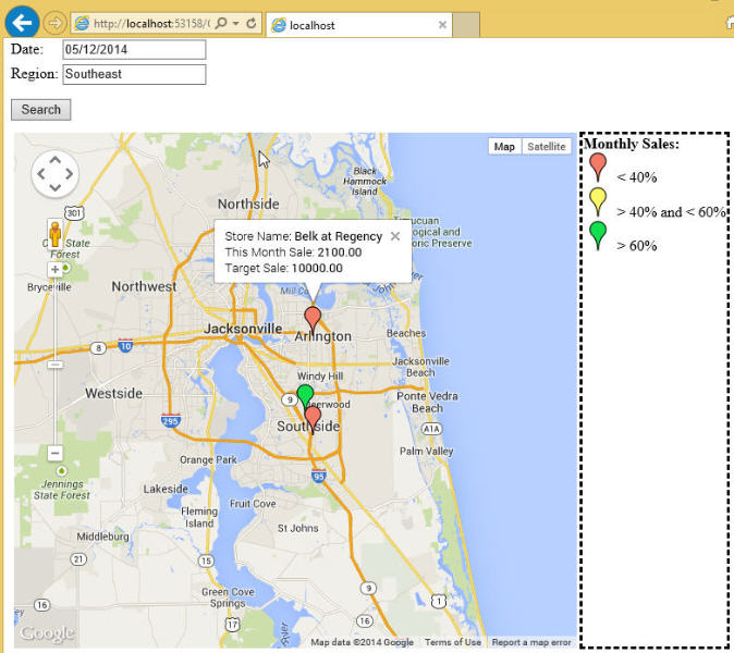 Data Visualization through Google Map - Custom Software Development ...
